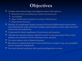 Neoplasia_lec2 Benign and Malignant Neoplasia.ppt