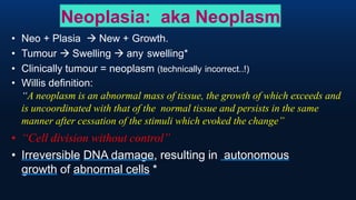 Neoplasm - basic of oncology | PDF