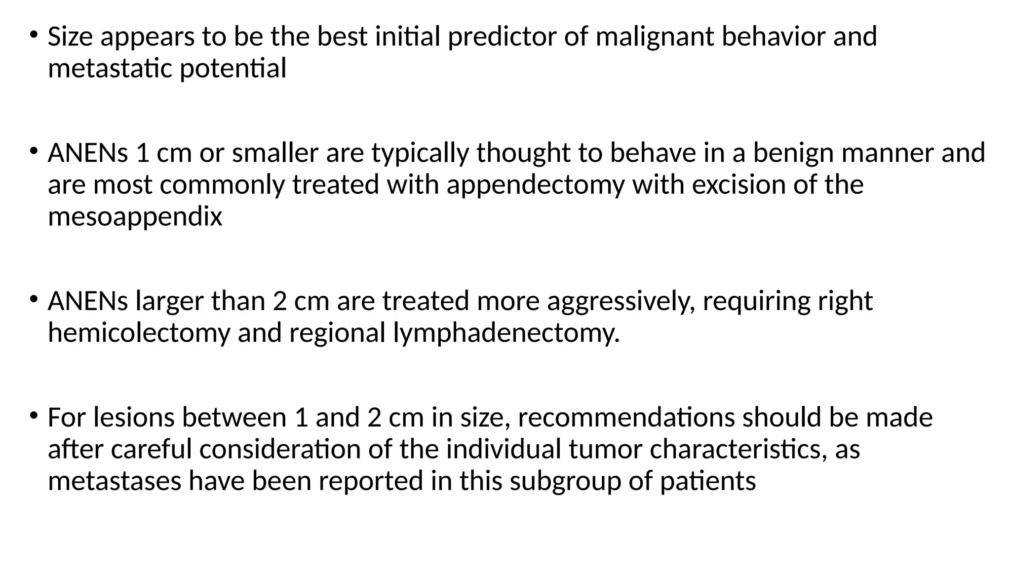 neoplasm of appendix.pptx focusing on classification,treatment and management | PPTX