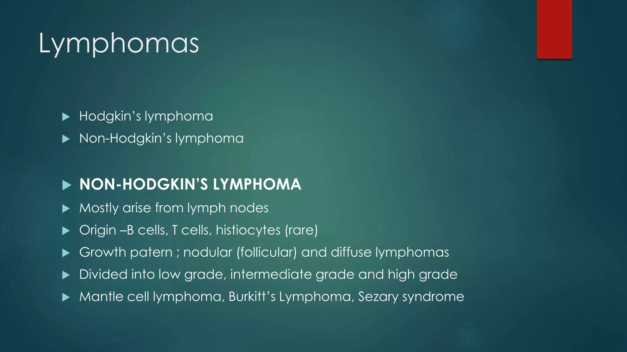Neoplasm of hematopoietic tissue | PPTX