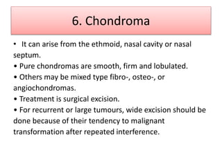 Neoplasm of nasal cavity | PPTX