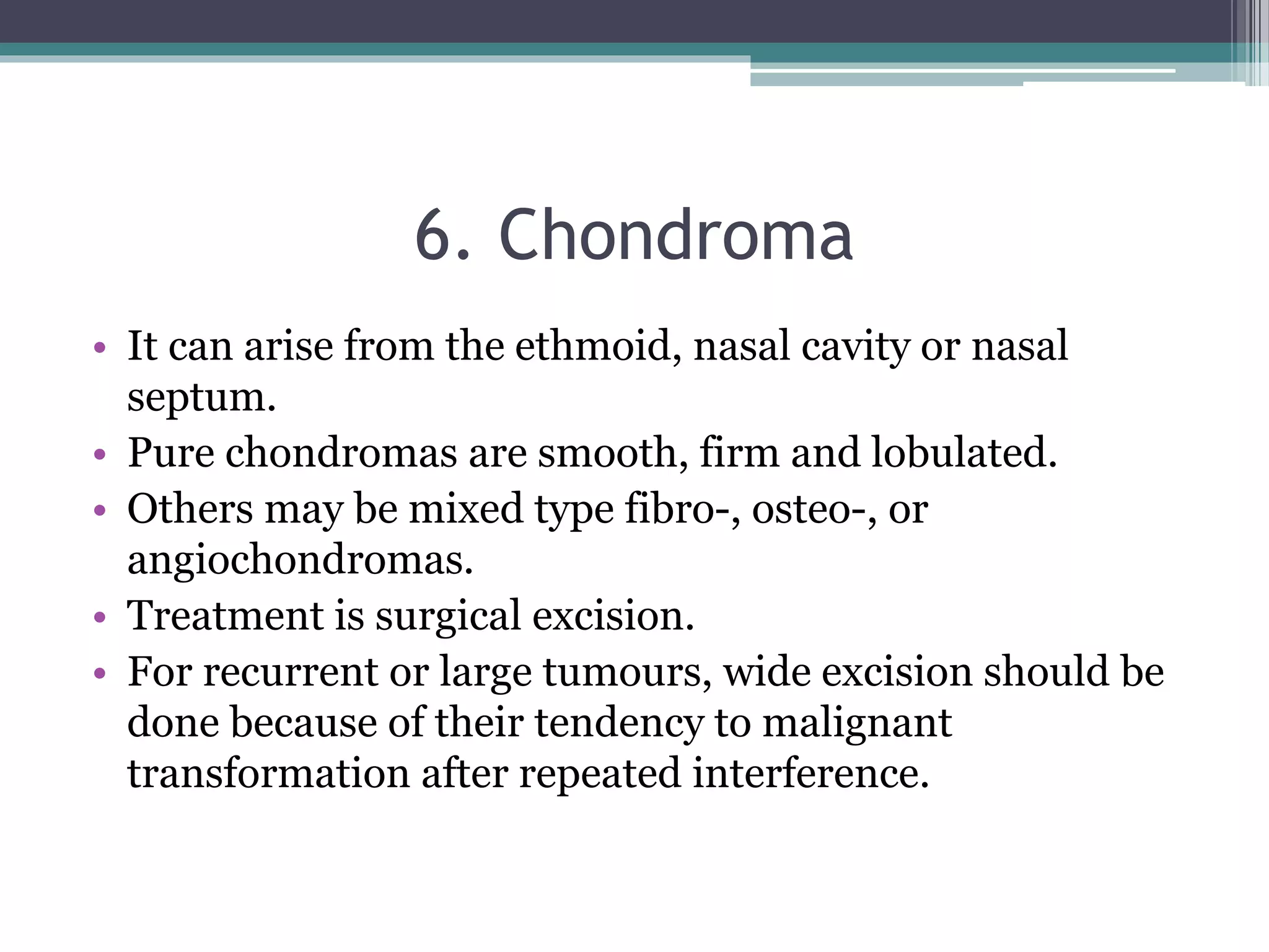 Neoplasms of nasal cavity | PPTX