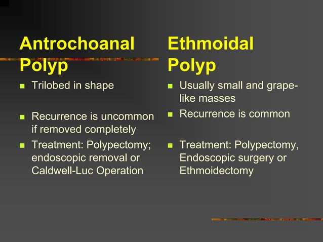 Neoplasms of nasal cavity and nasal polypi | PPT