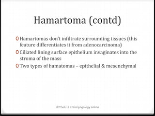 Neoplasms of nasopharynx | PPTX