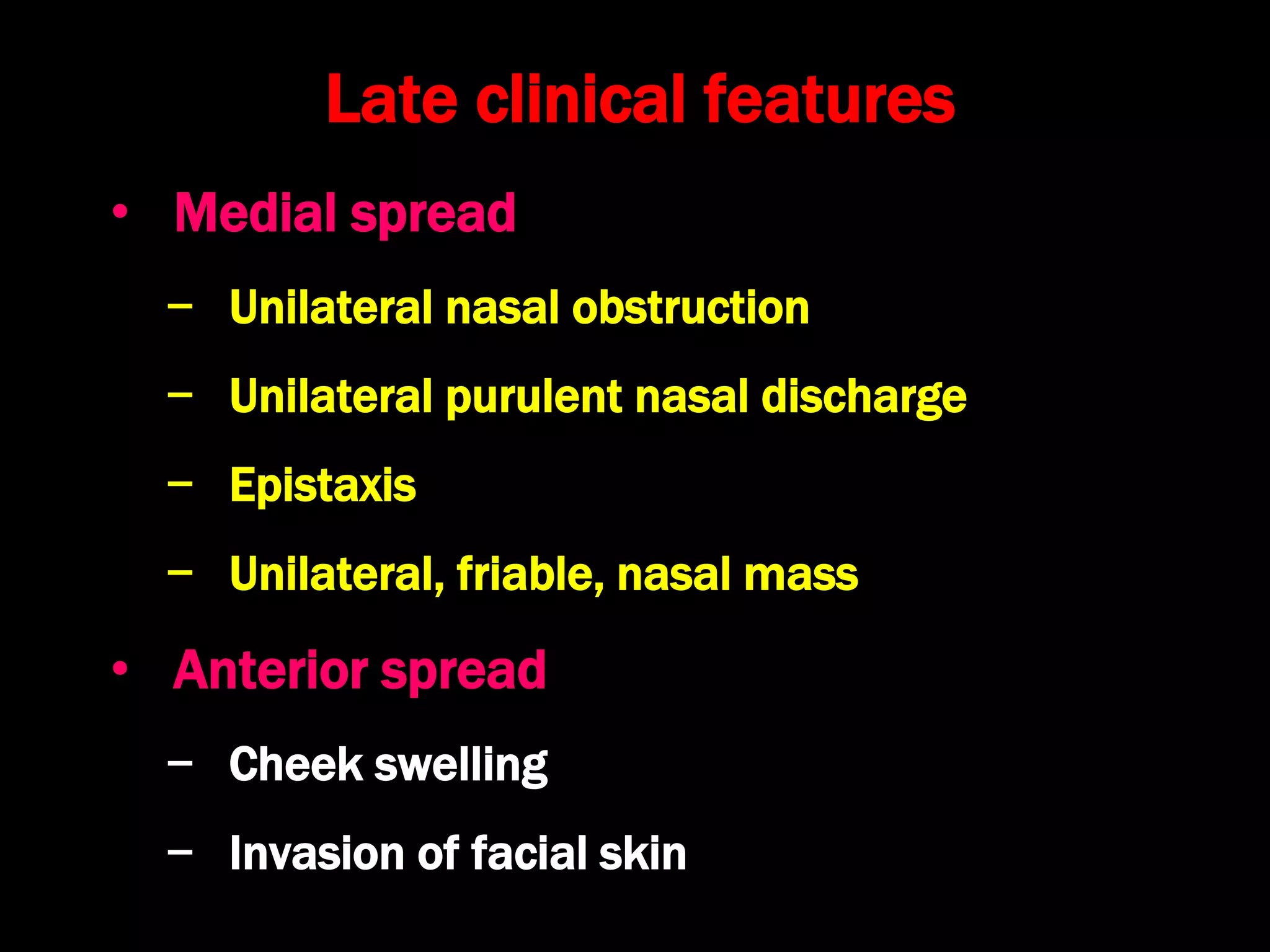 Neoplasms of nose and paranasal sinuses | PPT