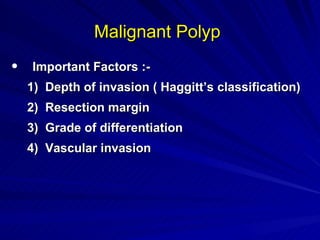 Neoplastic Colonic Polyp | PPT