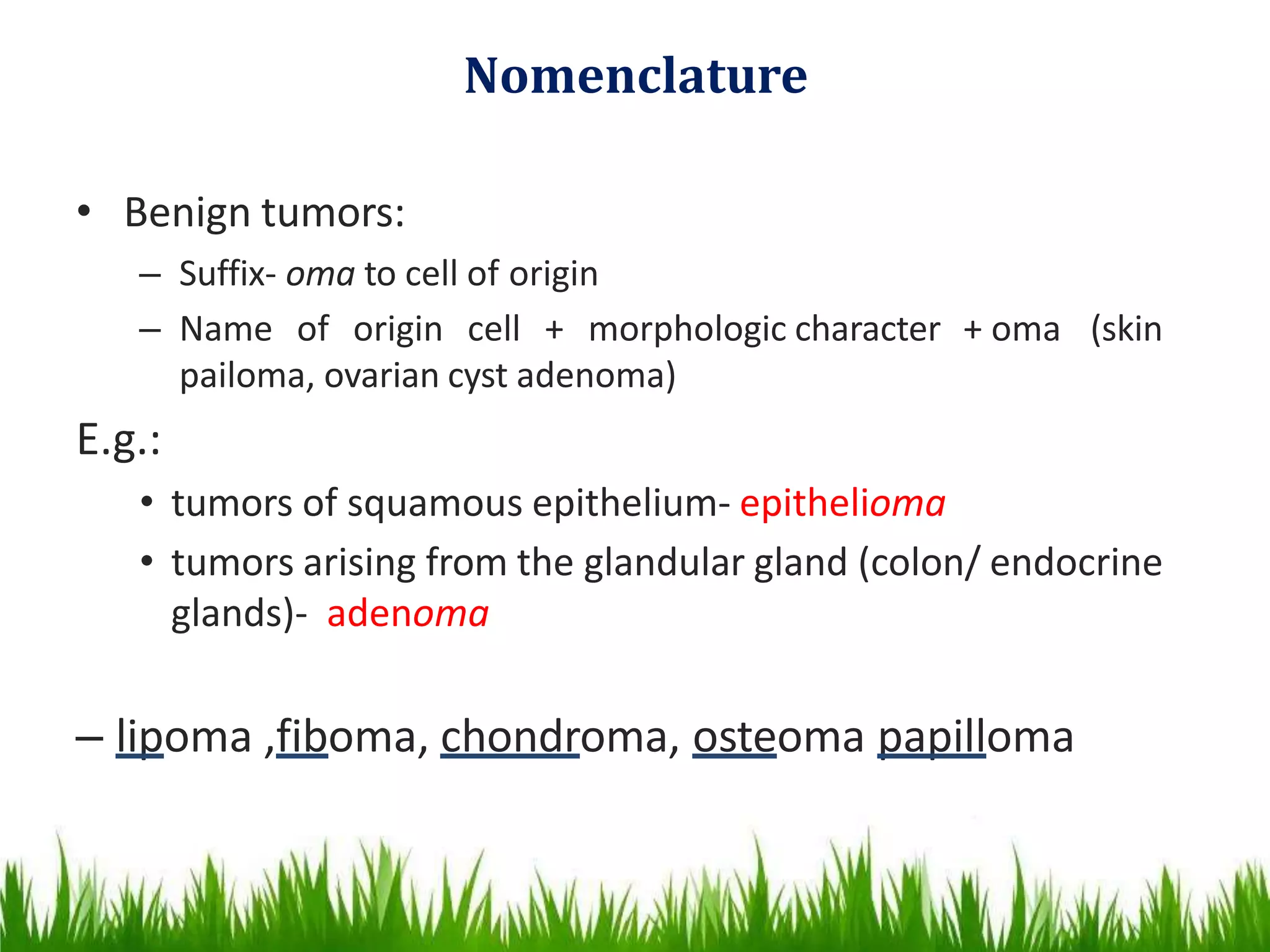 Neoplastic diseases | PPTX