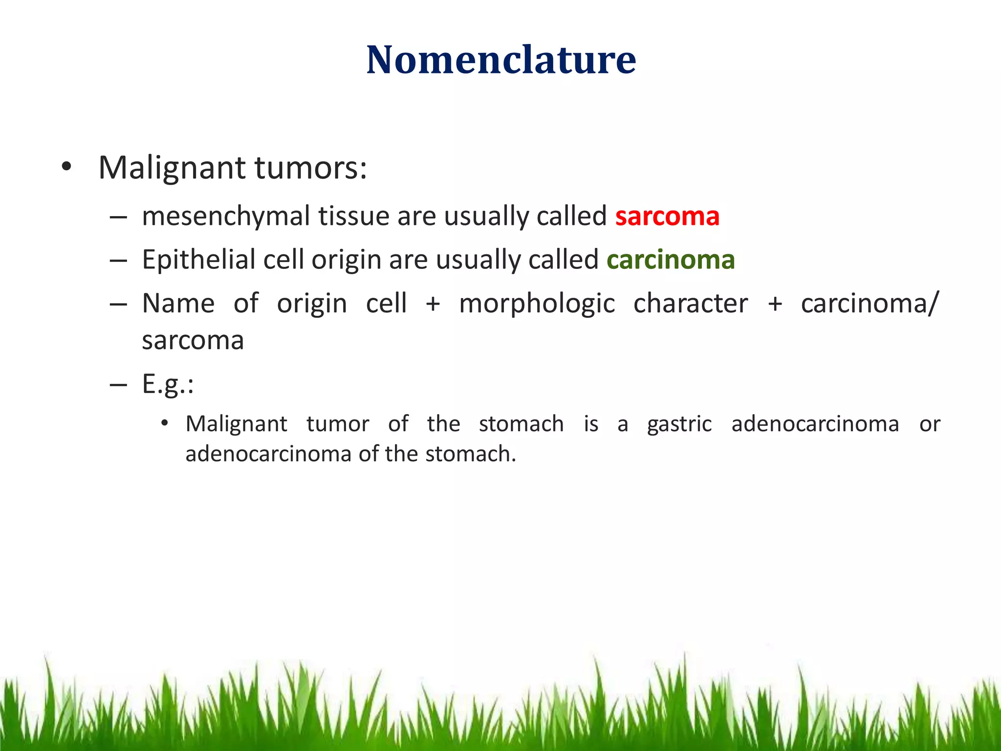 Neoplastic diseases | PPTX