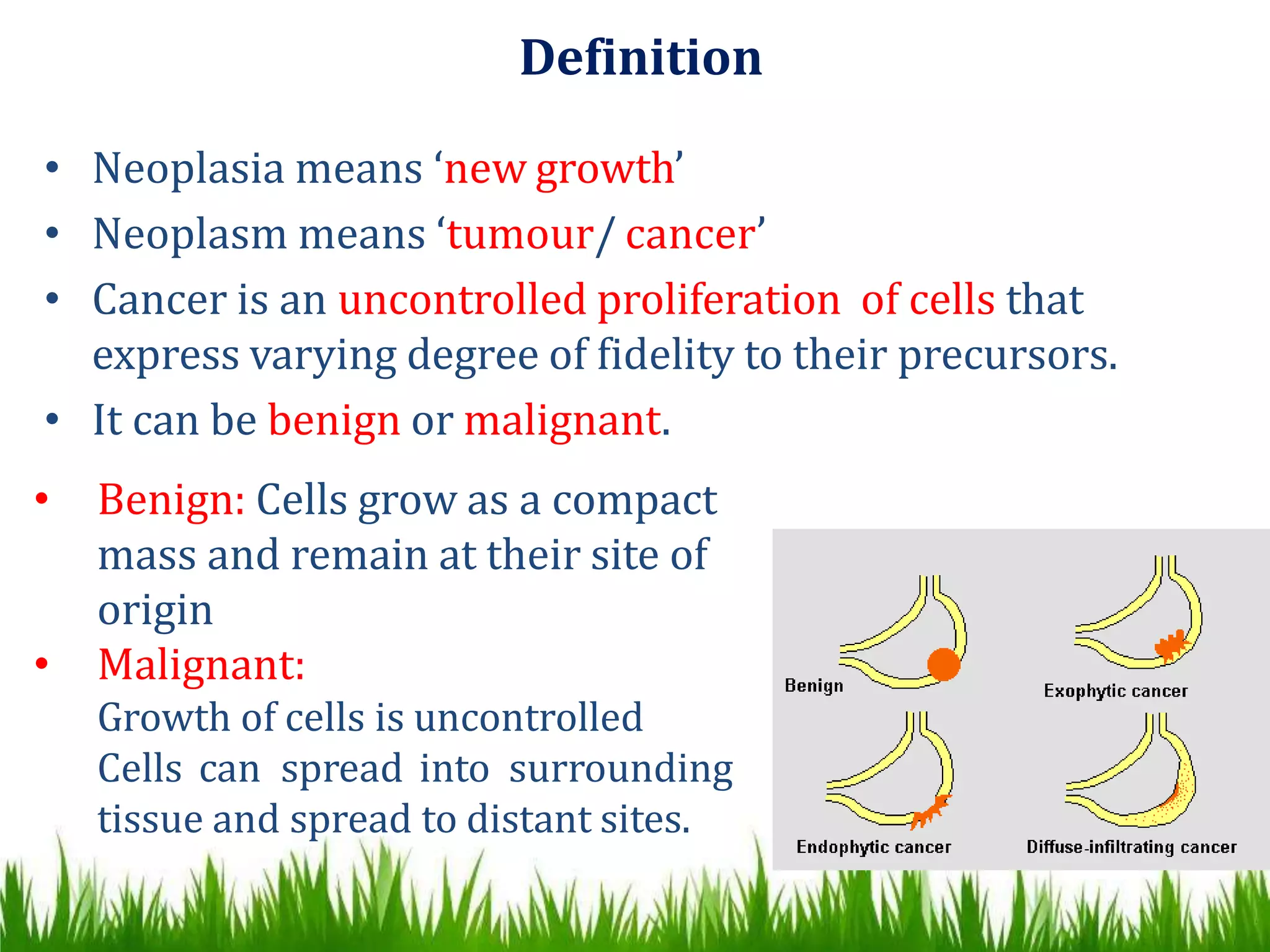 Neoplastic diseases | PPTX