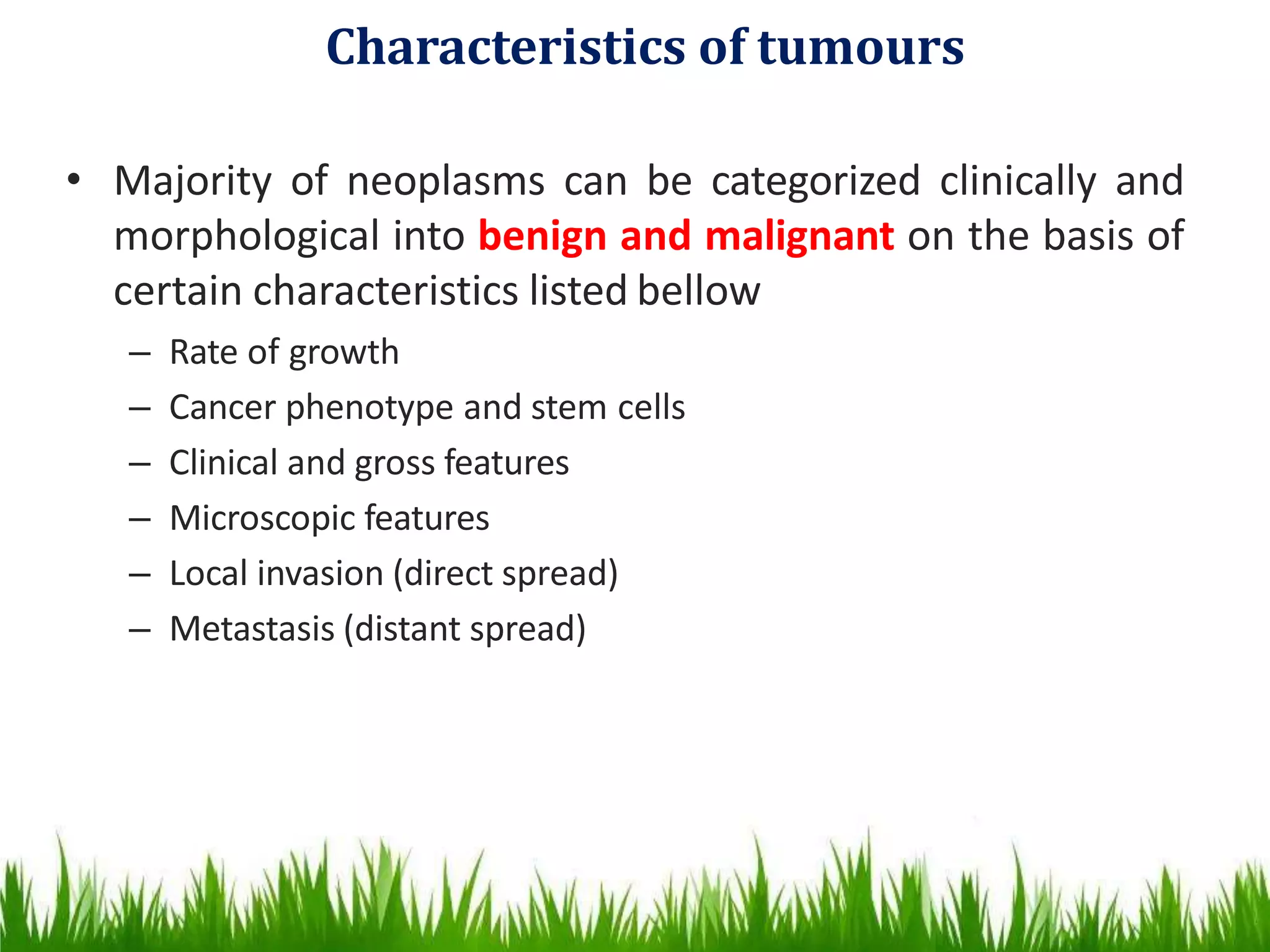 Neoplastic diseases | PPTX