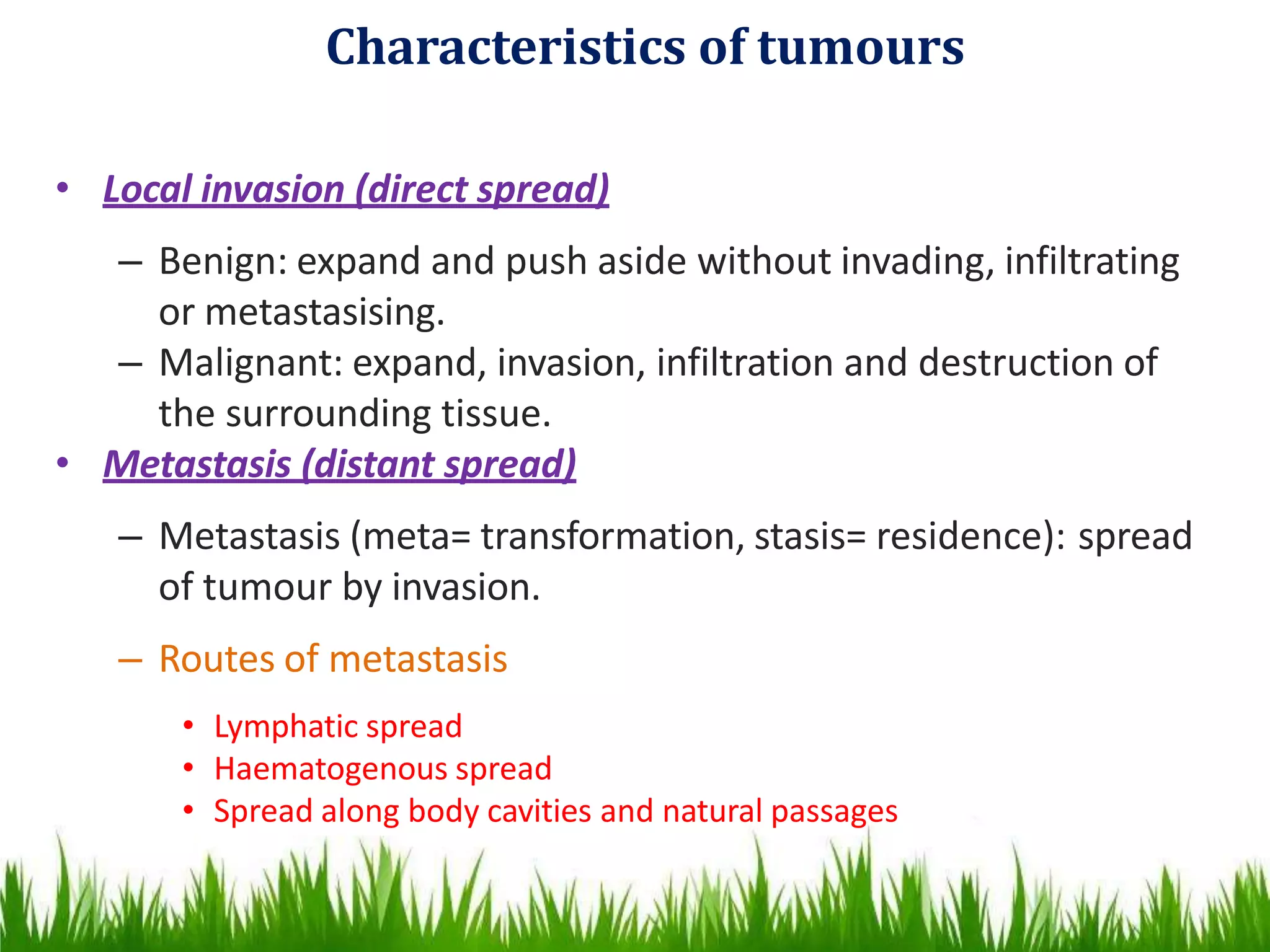 Neoplastic diseases | PPTX