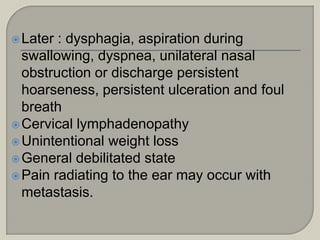 Neoplastic Disorder of The Larynx | PPTX