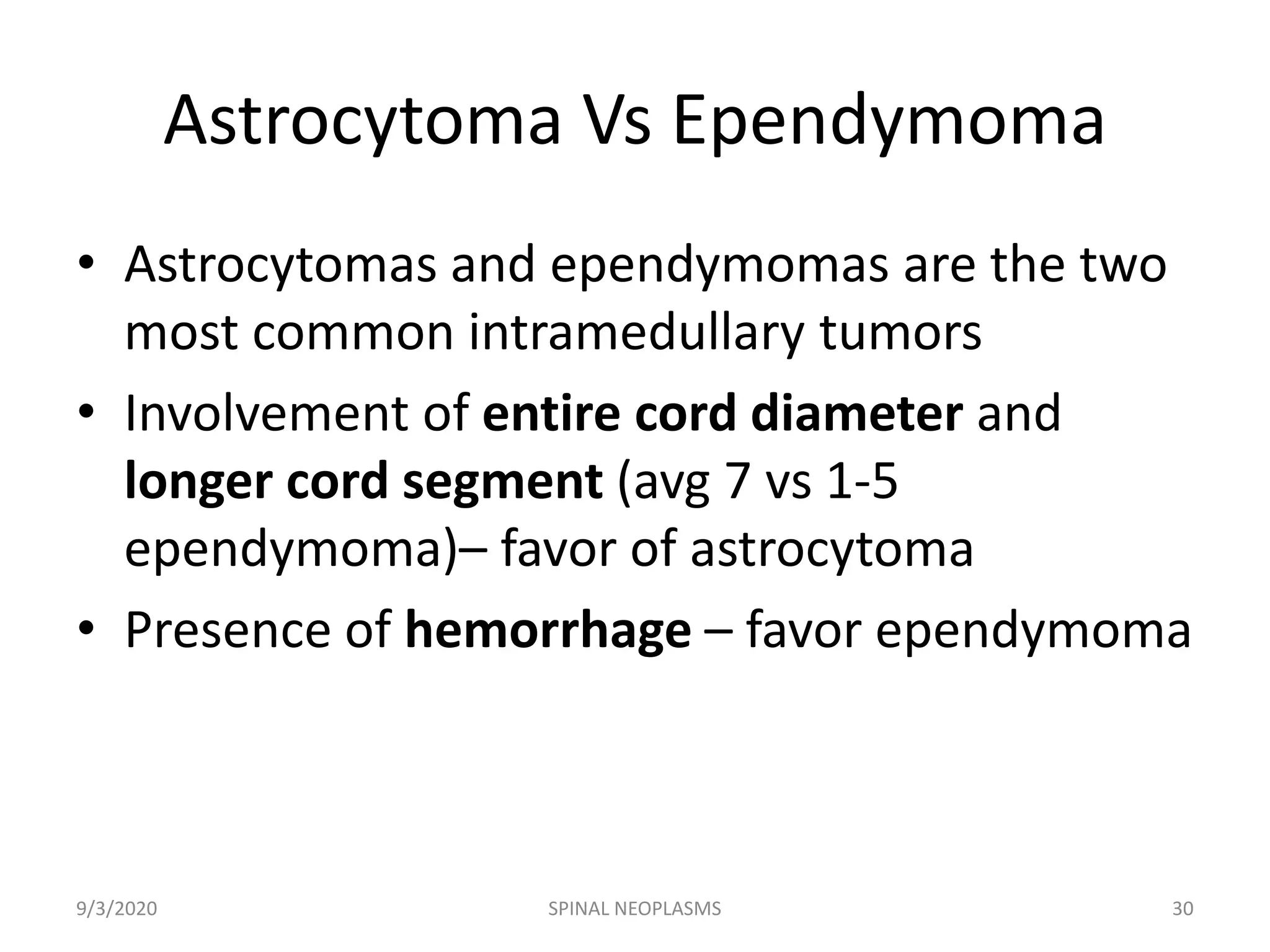 Neoplastic disorders of spinal cord | PPTX