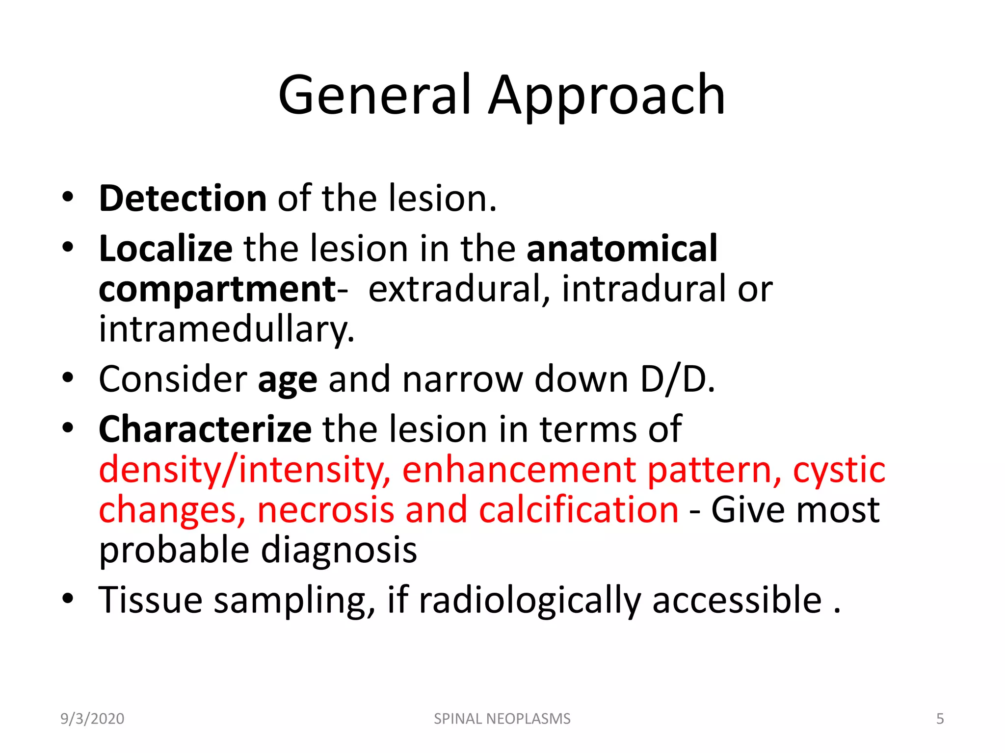 Neoplastic disorders of spinal cord | PPTX