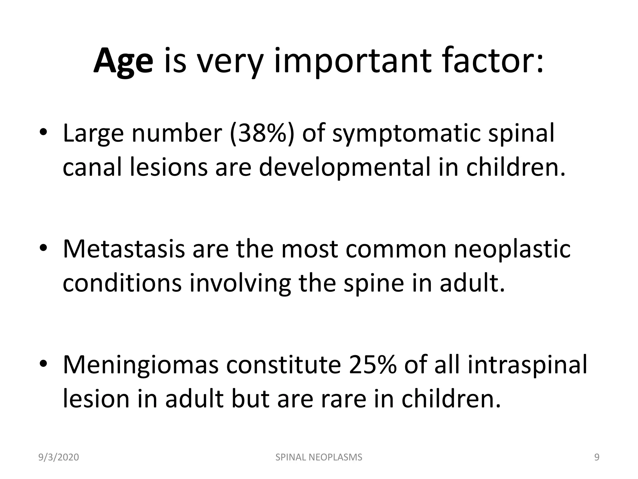 Neoplastic disorders of spinal cord | PPTX