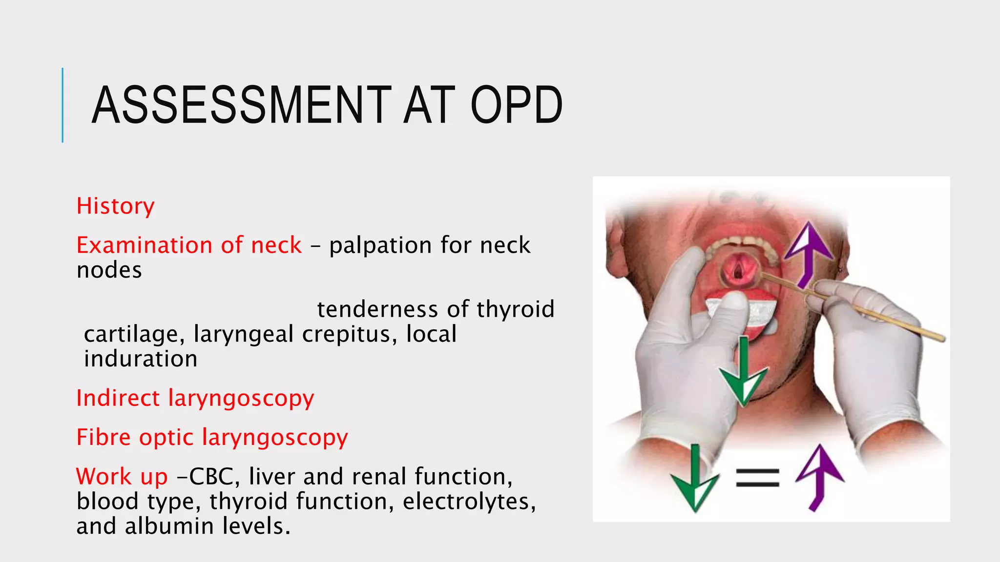 Malignant lesions of larynx | PPTX