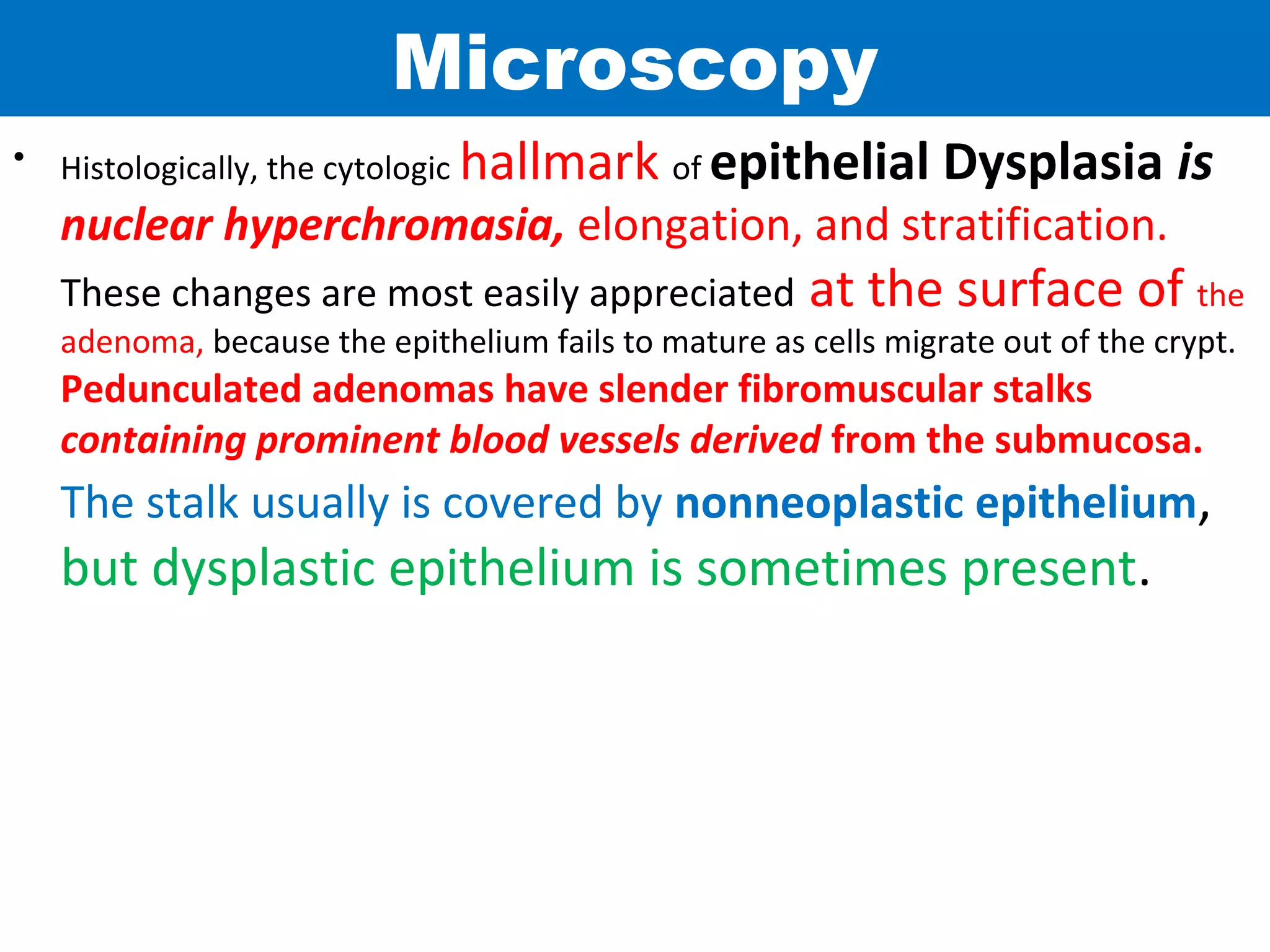 Neoplastic Colonic polyps- Colonic Adenoma; Familial Syndromes | PPT