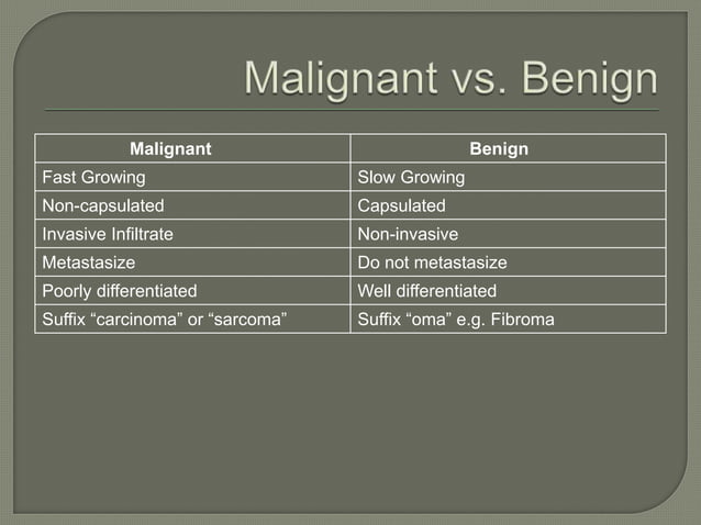 Neoplastic vs non neoplastic growth | PPTX