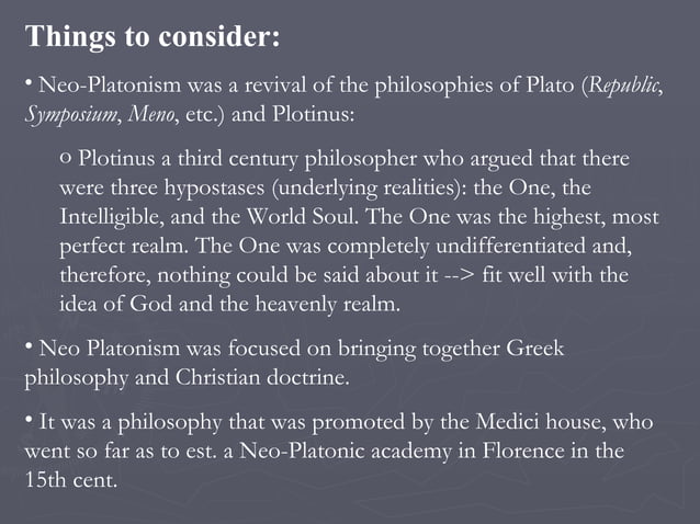 Neoplatonism | PPT | Christianity | Religion & Spirituality