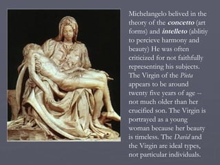 Neoplatonism And Michelangelo