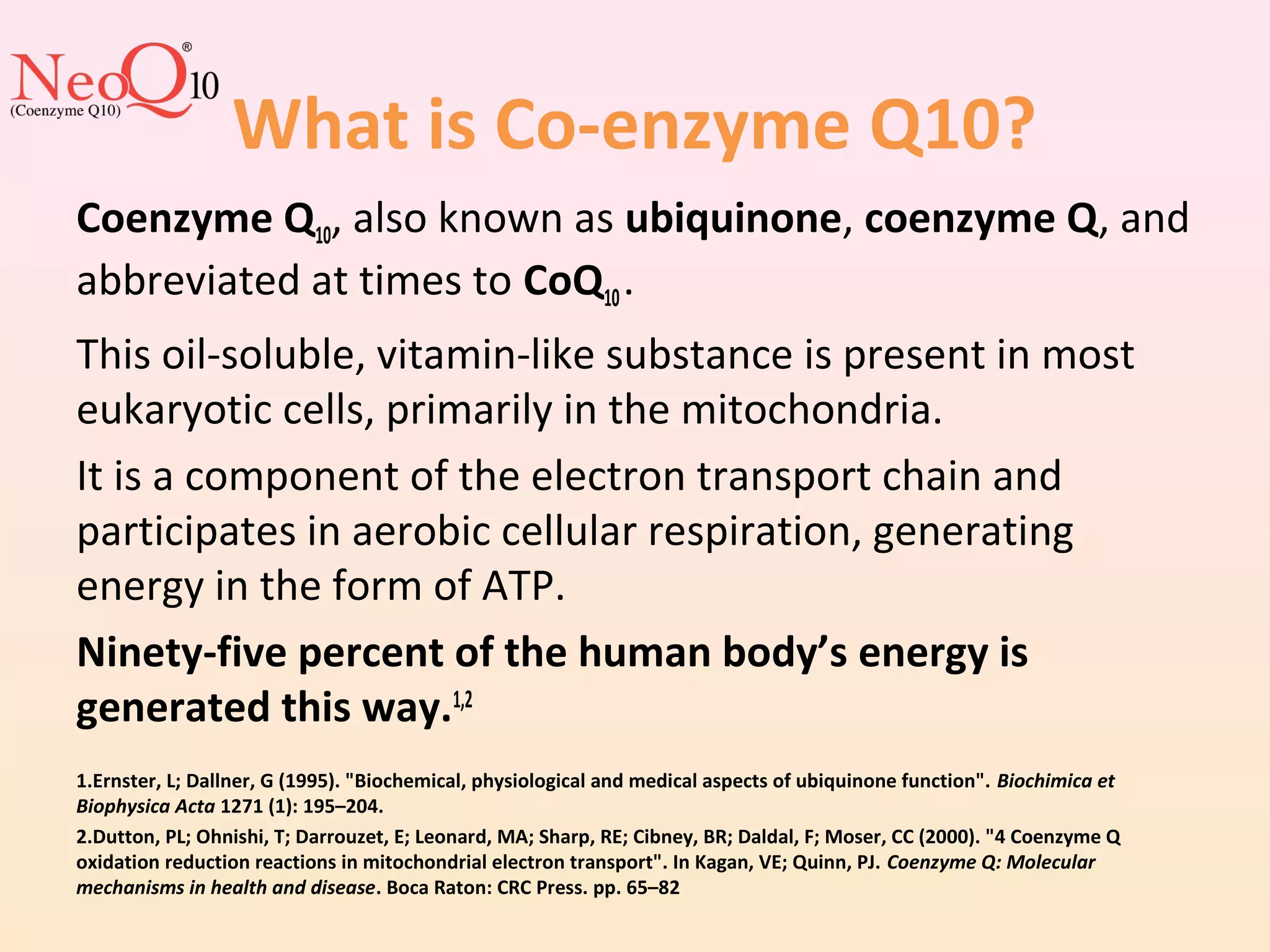 Coenzyme Q10 | PPT