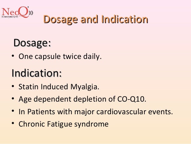 Coenzyme Q10 Doses - Brain Mind Article