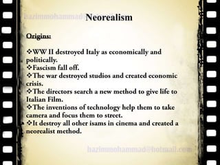 Italian Neorealism (1942 51) | PPTX