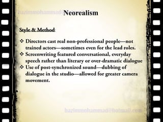 Italian Neorealism (1942 51) | PPTX