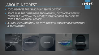 TOTO company NEOREST products catalogue.pptx