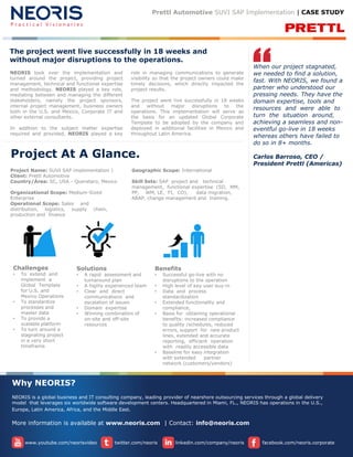 NEORIS Case Study - Prettl | PDF