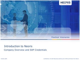 Neoris Sap Credentials Presentation V1 1 01 Oct09 | PPTX | Business ...