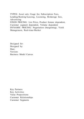 (Neos Chronos Business Model Canvas Word) (Neos Chronos B | PDF