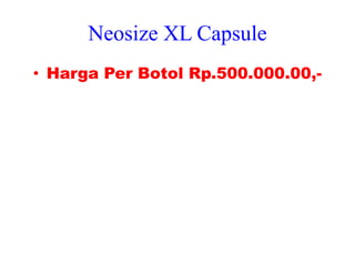Neosize xl capsule | PPTX