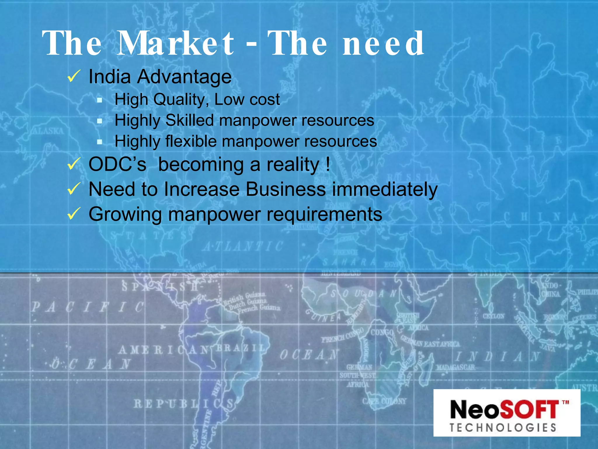 Neosoft Overview | PPT | Business | Business and Finance