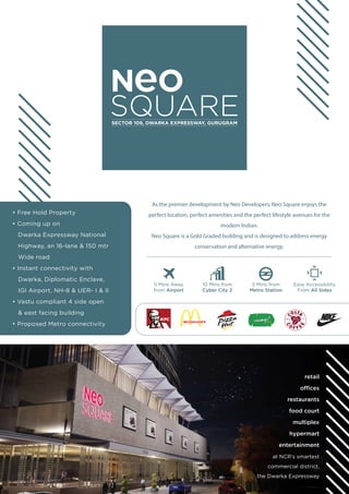 Smart Commercial Property on Dwarka Expressway - Neo Developers | PDF