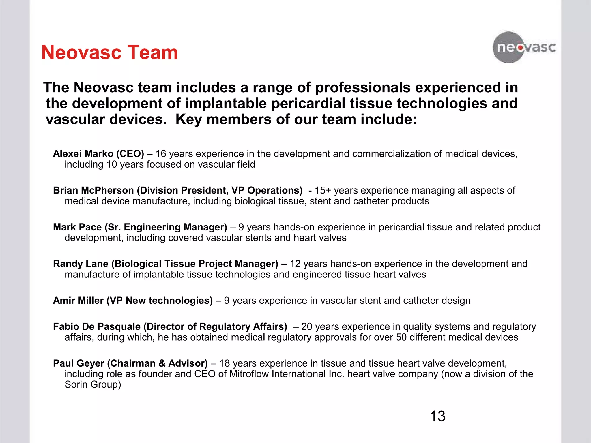 Neovasc Surgical Division | PPT