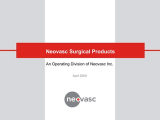 Neovasc Surgical Division | PPT