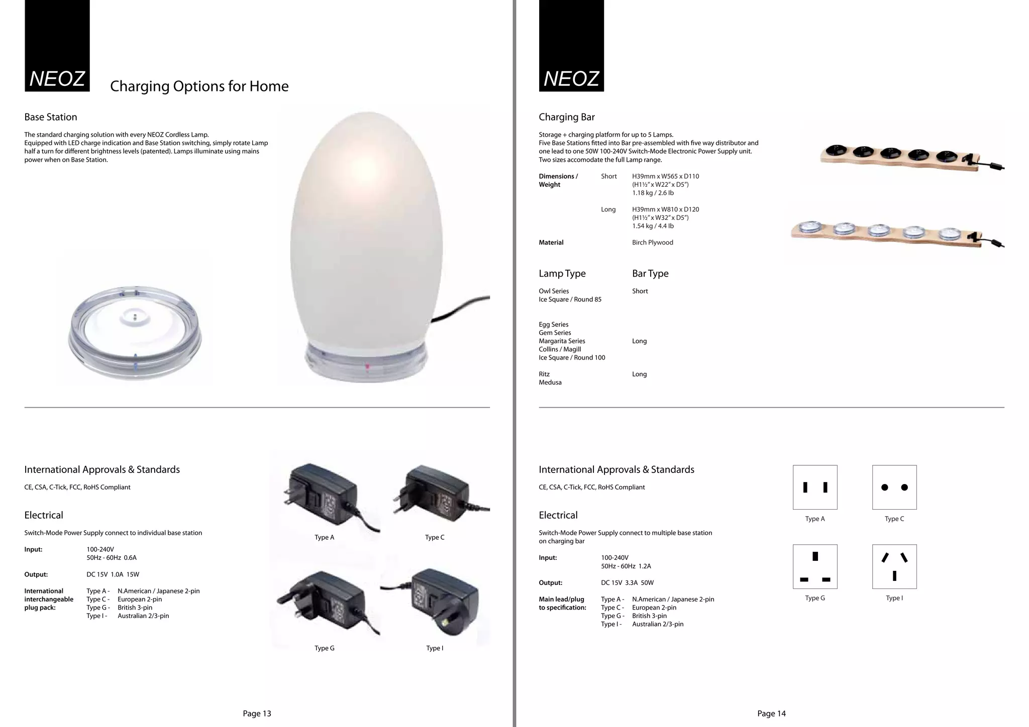 Neoz Cordless Lighting | PDF