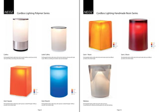 Neoz Cordless Lighting | PDF