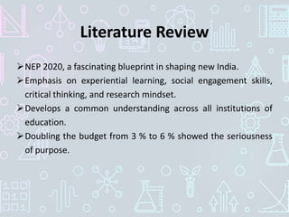 Comparative study of India's National Education Policy 2020 & National Policy on Education 1986 ...