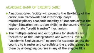 NEP.pptx | Undergraduate Education | College Education