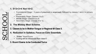 NEP2020, A PPT on the new education policy | PPTX