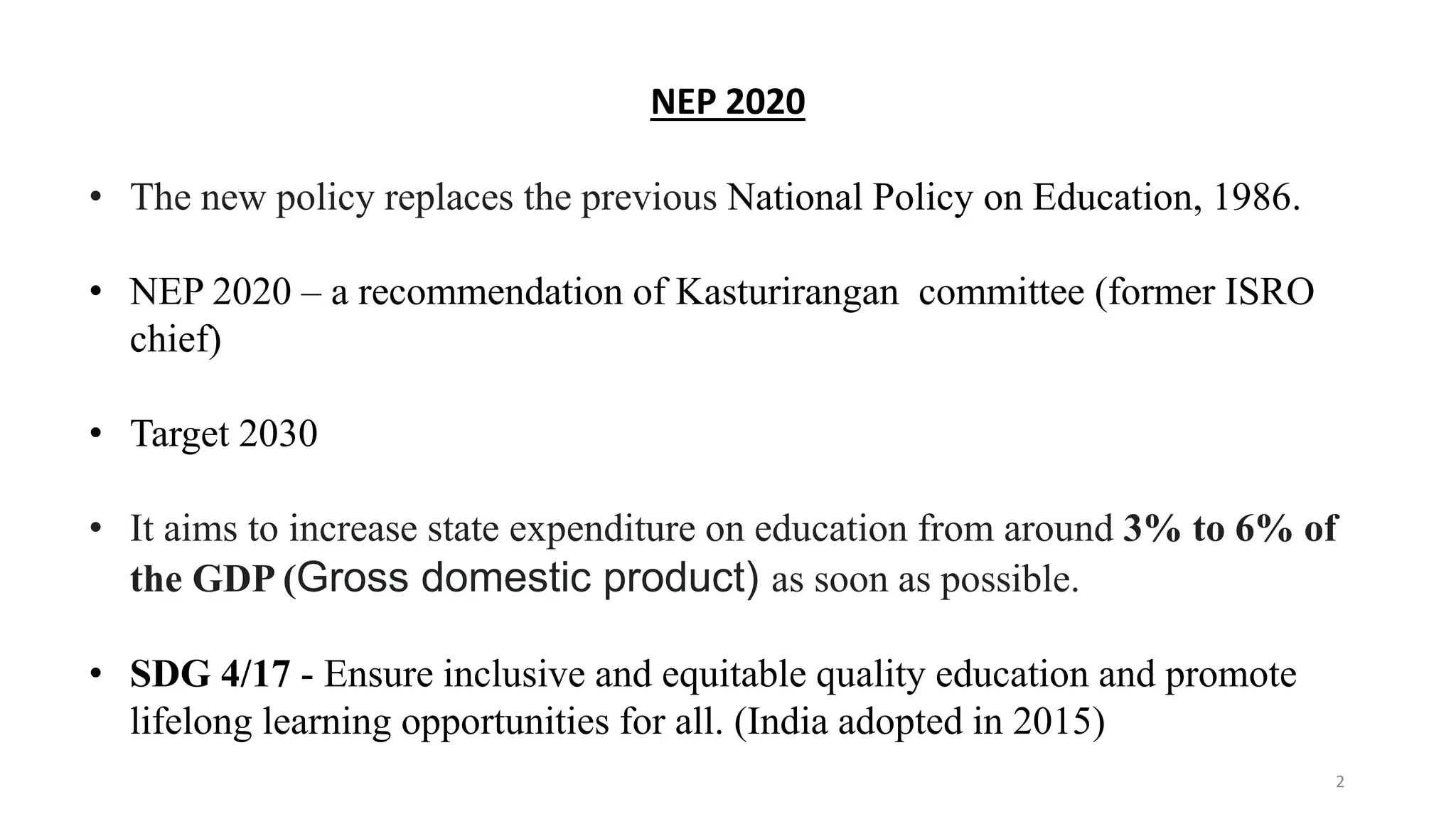 National Educational Policy (NEP) 2020 - UGC NET Higher education.pptx