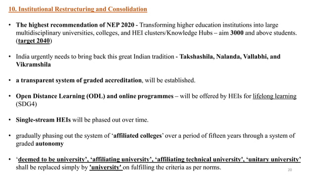 National Educational Policy (NEP) 2020 - UGC NET Higher education.pptx