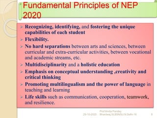 National Education Policy 2020: An Overview | PPTX