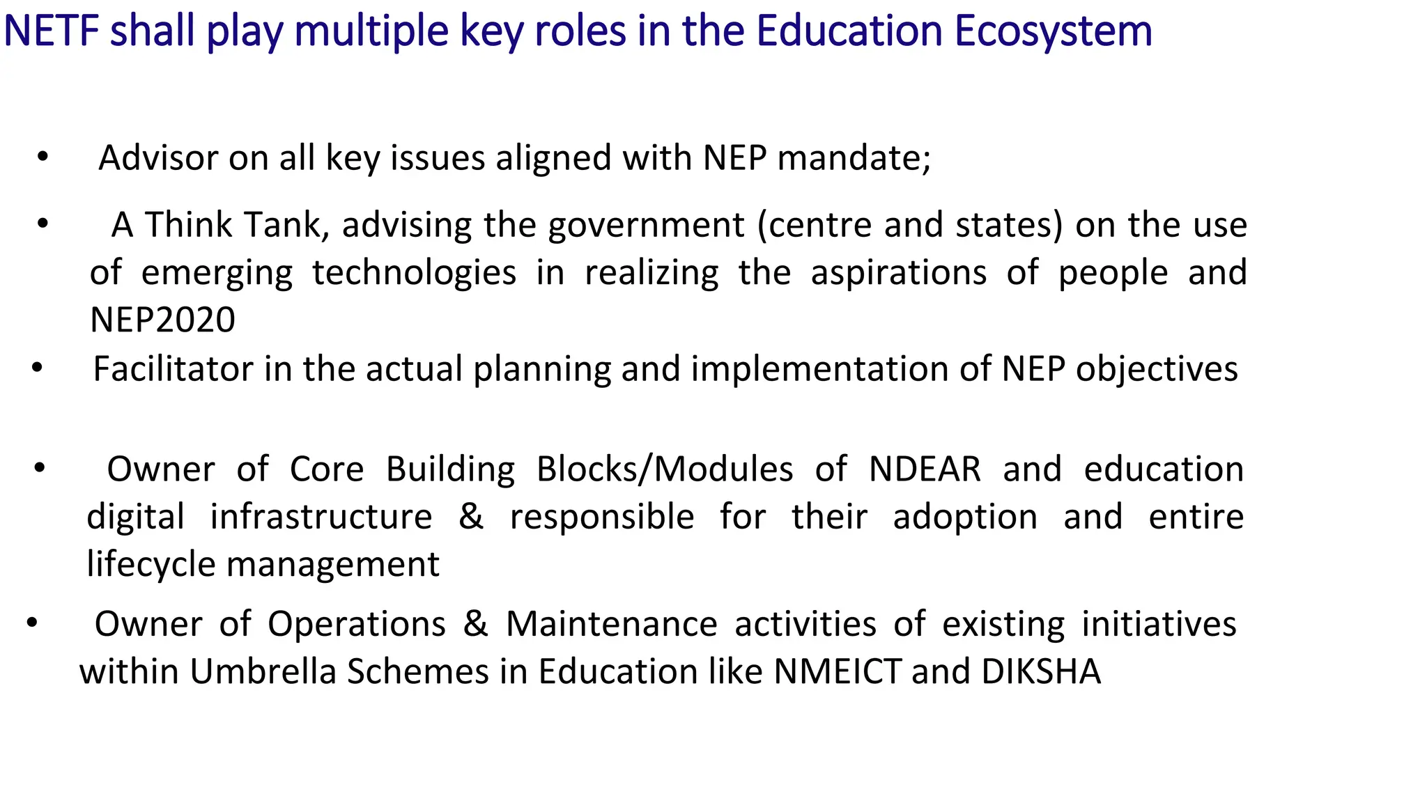 ICT and Educational Technology in National Educational Policy 2020 | PPTX