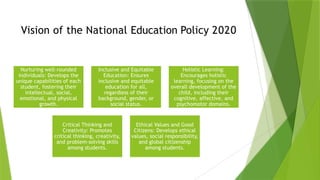 NEP 2020 UPDATED presentation for bleachers | PPTX