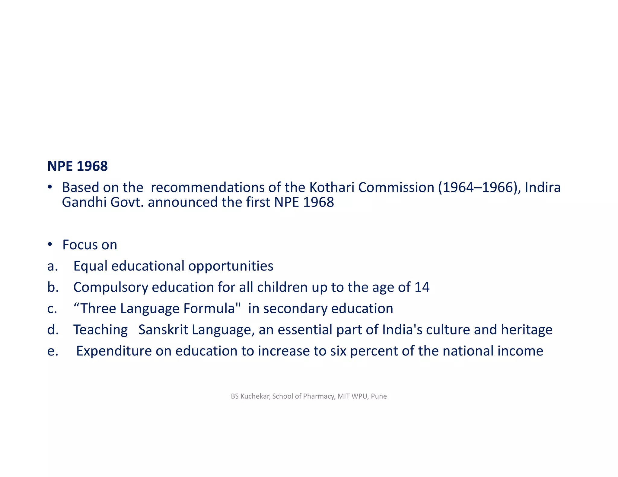 National Education Policy (NEP) 2020 Higher Education | PDF