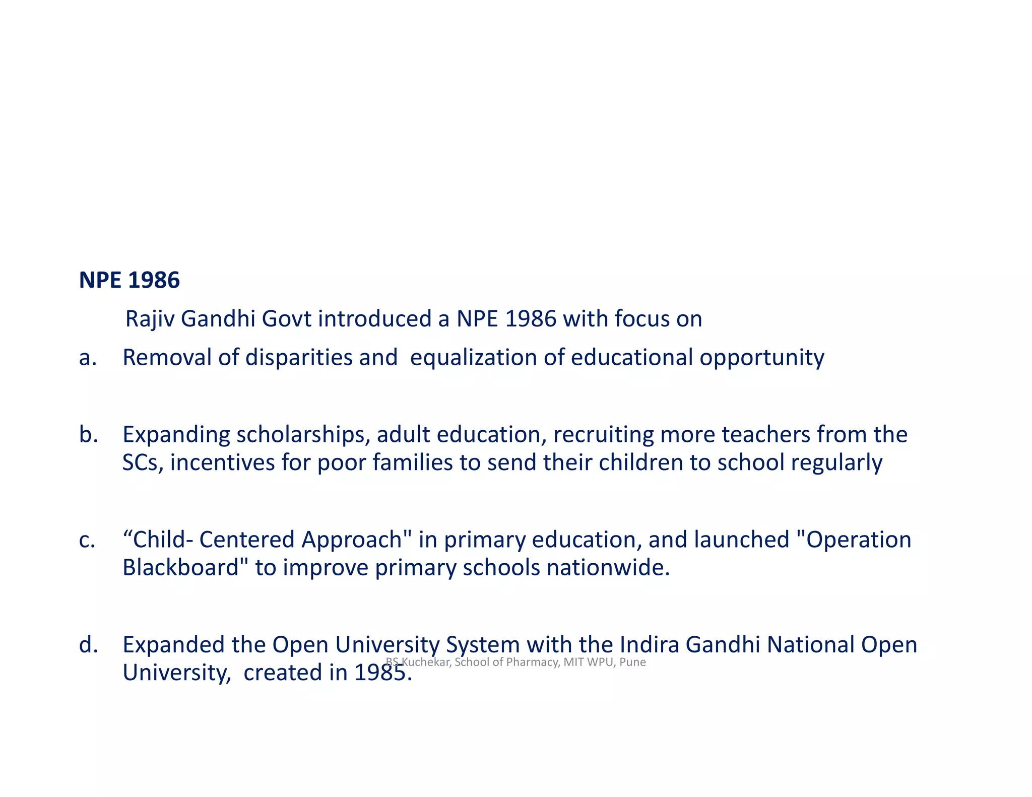 National Education Policy (NEP) 2020 Higher Education | PDF