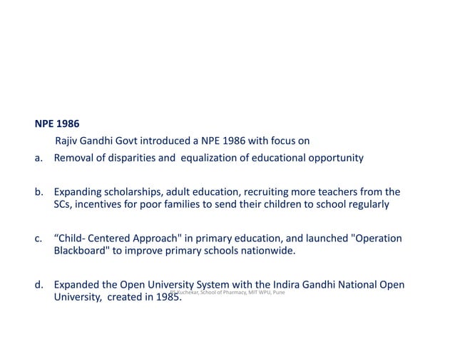National Education Policy (NEP) 2020 Higher Education | PDF ...
